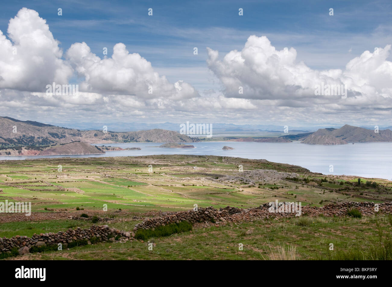 Amantani Island (Isla Amantani), Lake Titicaca, Peru Stock Photo - Alamy