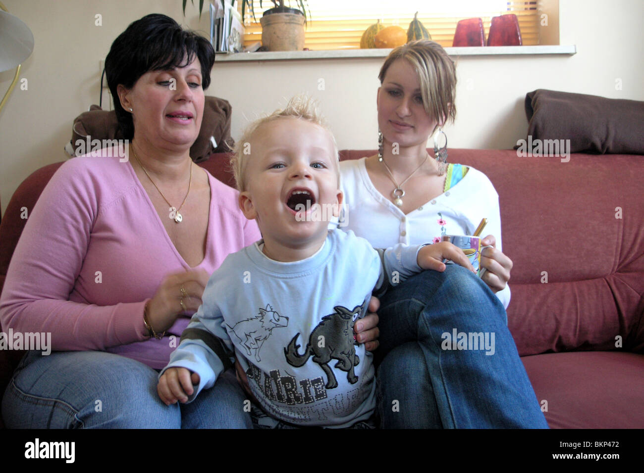 Happy little boy reaction face hi-res stock photography and images - Alamy