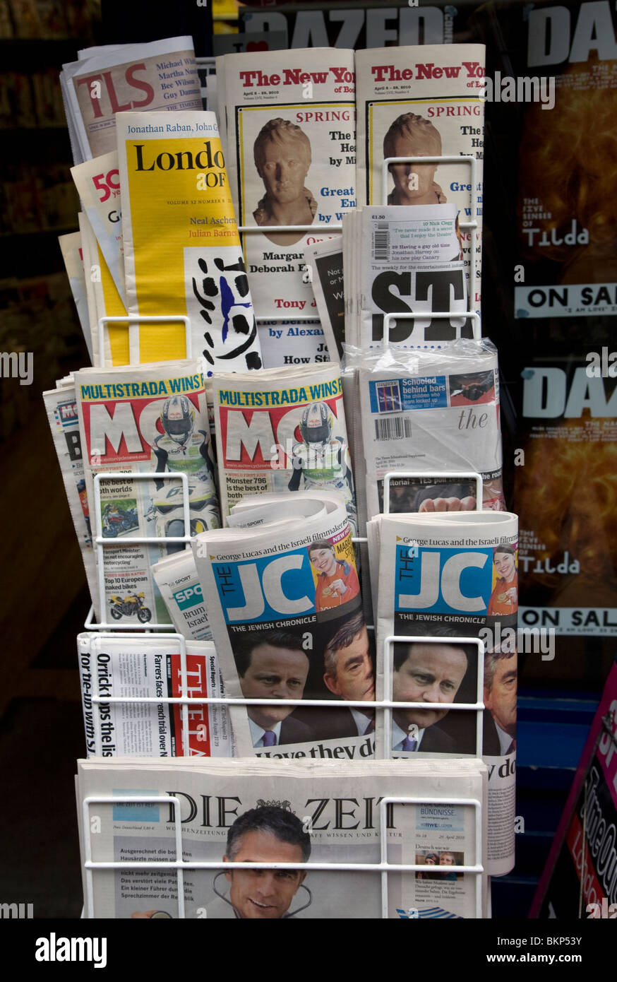 International newspaper editions, London, England Stock Photo - Alamy