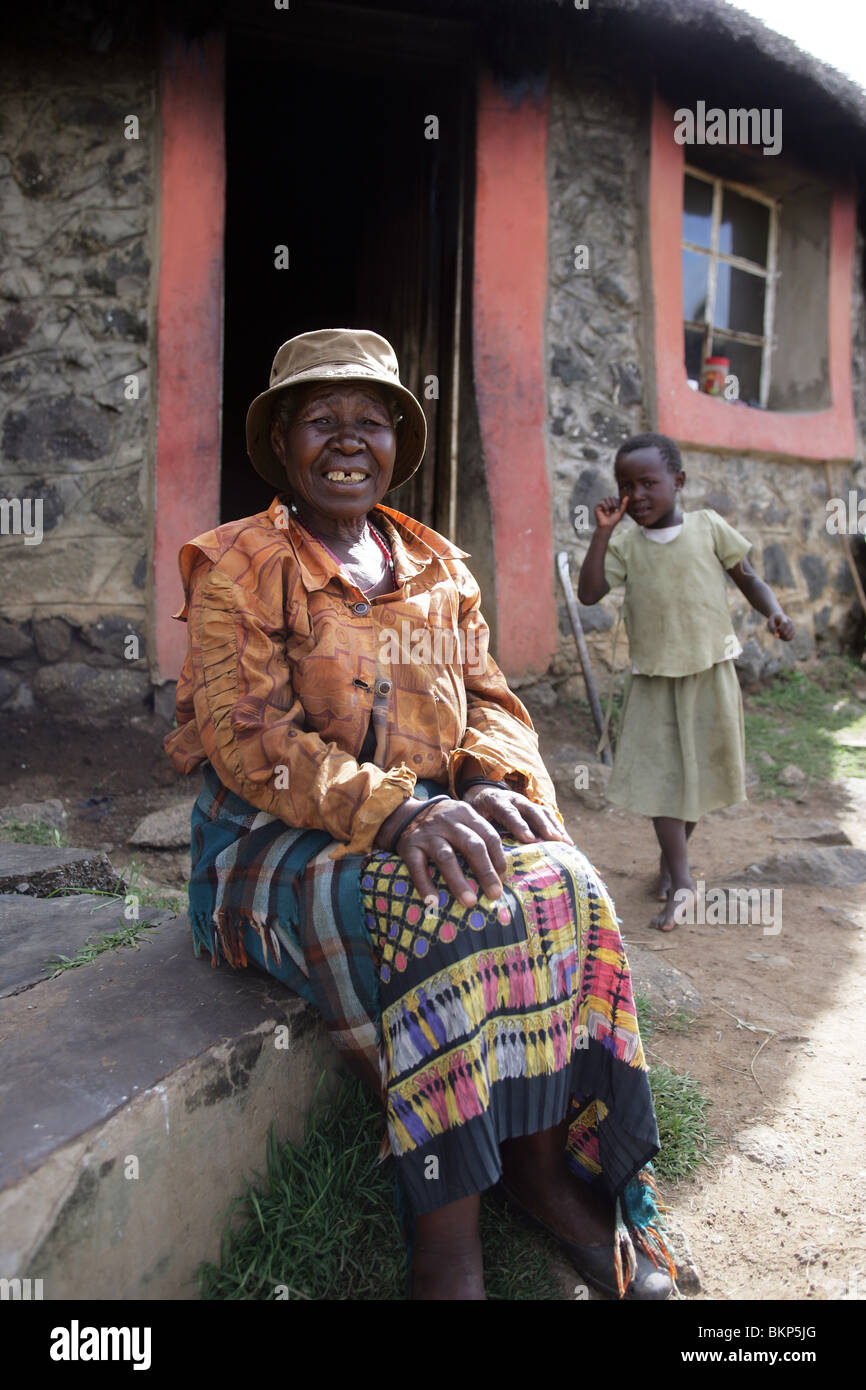 Basotho traditional house lesotho africa High Resolution Stock ...
