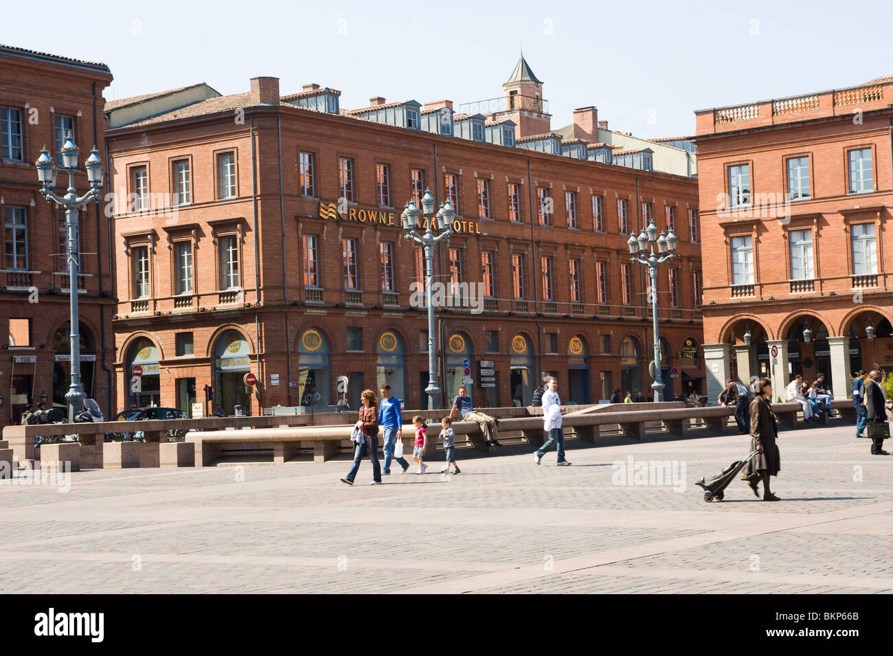 The Beautiful Architecture in Place du Capitole [Capital Square] with ...
