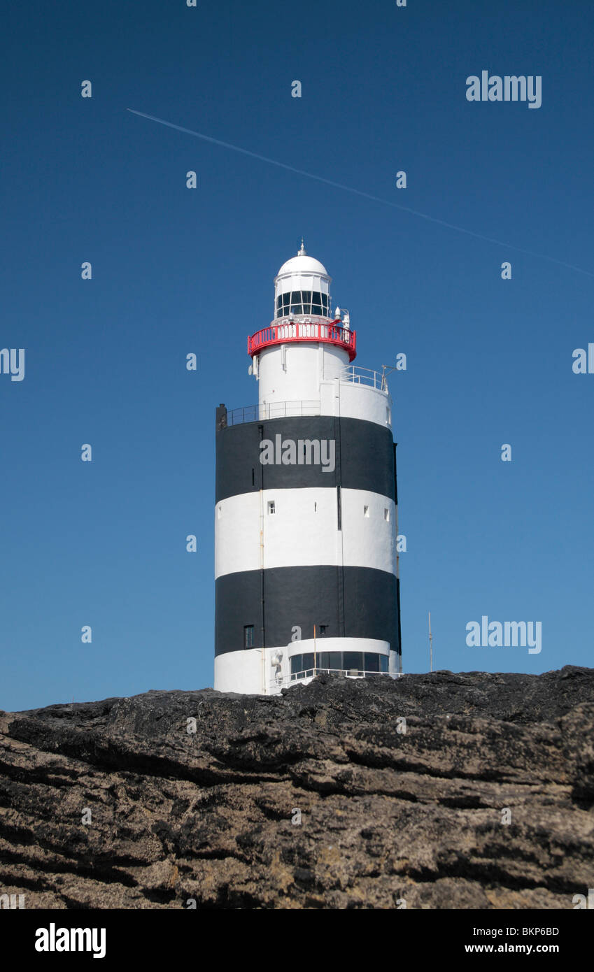 The top of the Hook lighthouse on the Hook Penisula, Co Wexford ...