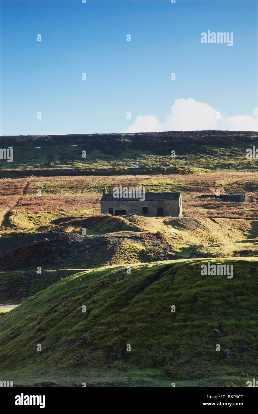 Hill End, County Durham, England; A Building On The Hills Stock Photo ...