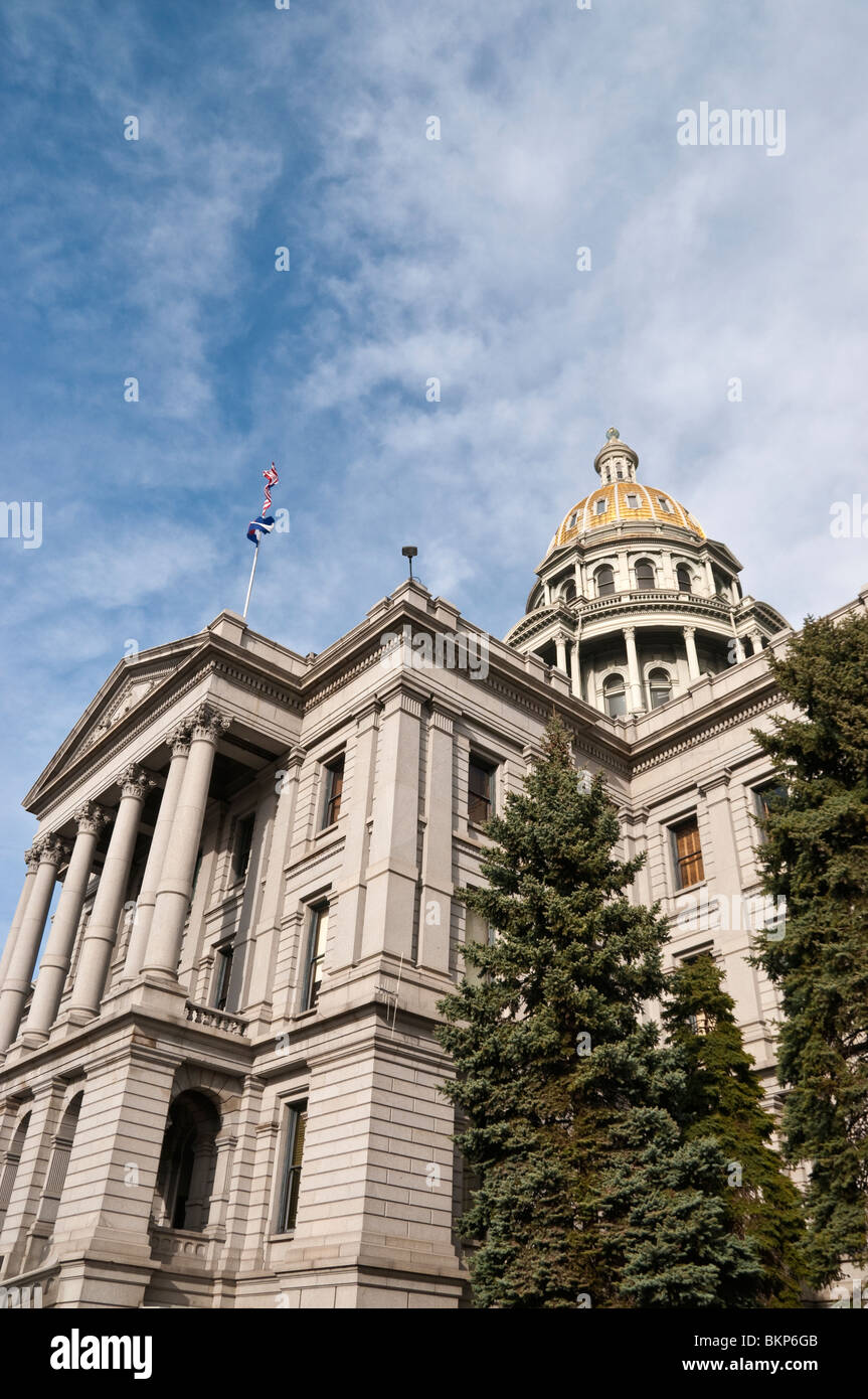 Colorado capitol gold dome hi-res stock photography and images - Alamy