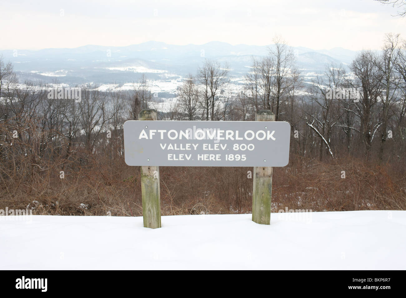 Snowfall in Virginia Stock Photo - Alamy