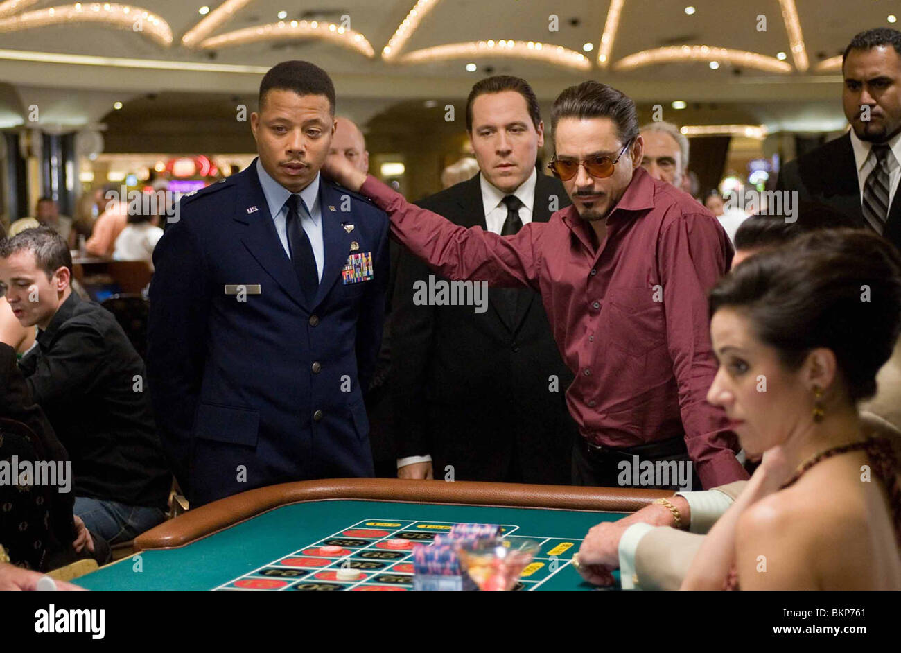 IRON MAN (2008) TERRENCE HOWARD, JON FAVREAU, ROBERT DOWNEY JR IMN 001 ...