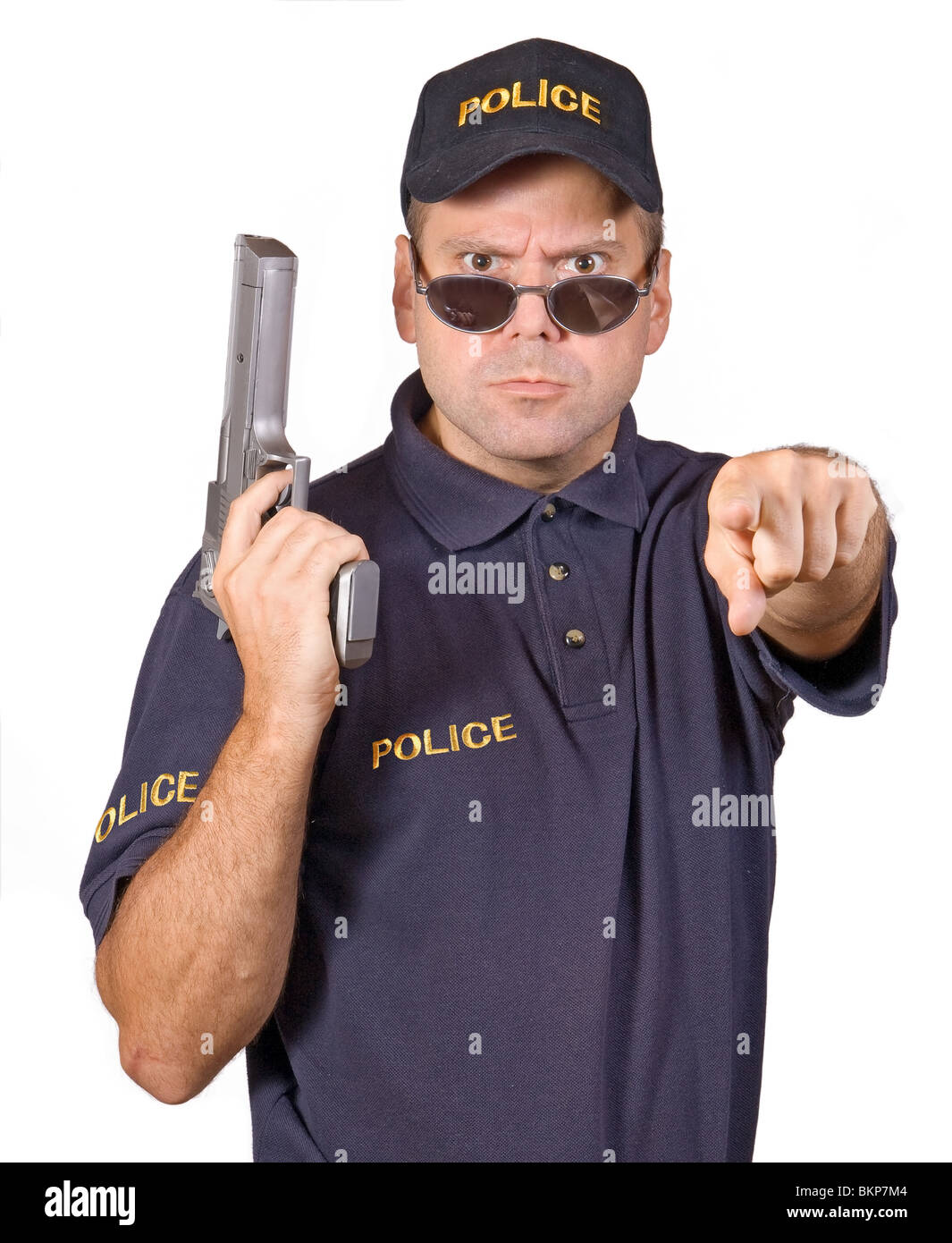 American policeman sunglasses hi-res stock photography and images - Alamy