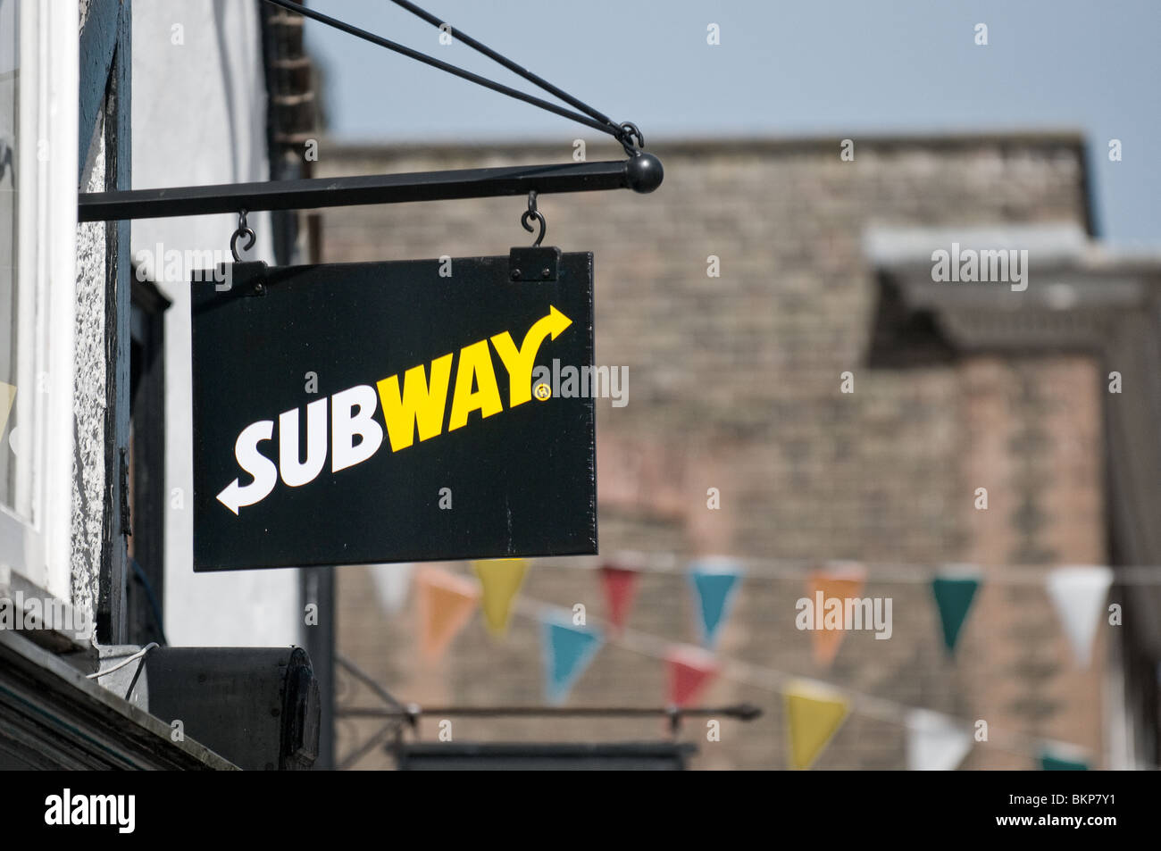 A Subway sign Stock Photo - Alamy