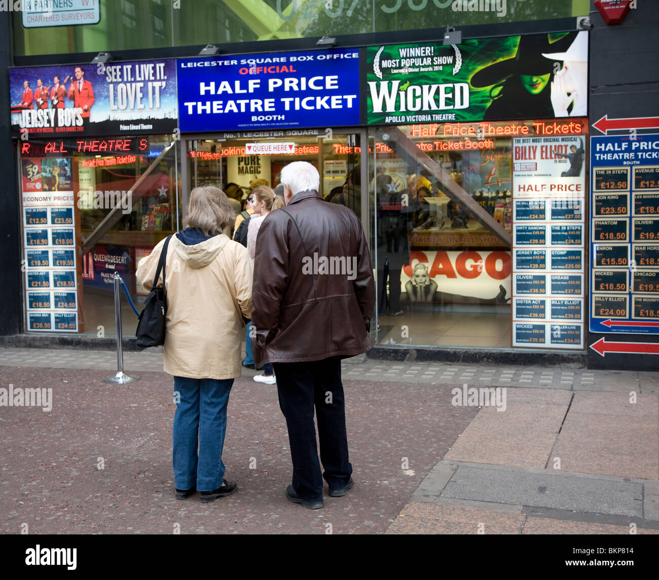 Leicester square ticket booth hi-res stock photography and images - Alamy