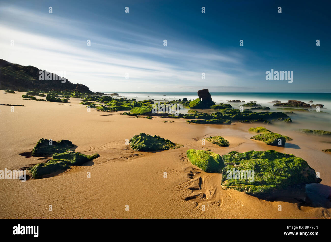 Lonely sunny beach hi-res stock photography and images - Alamy