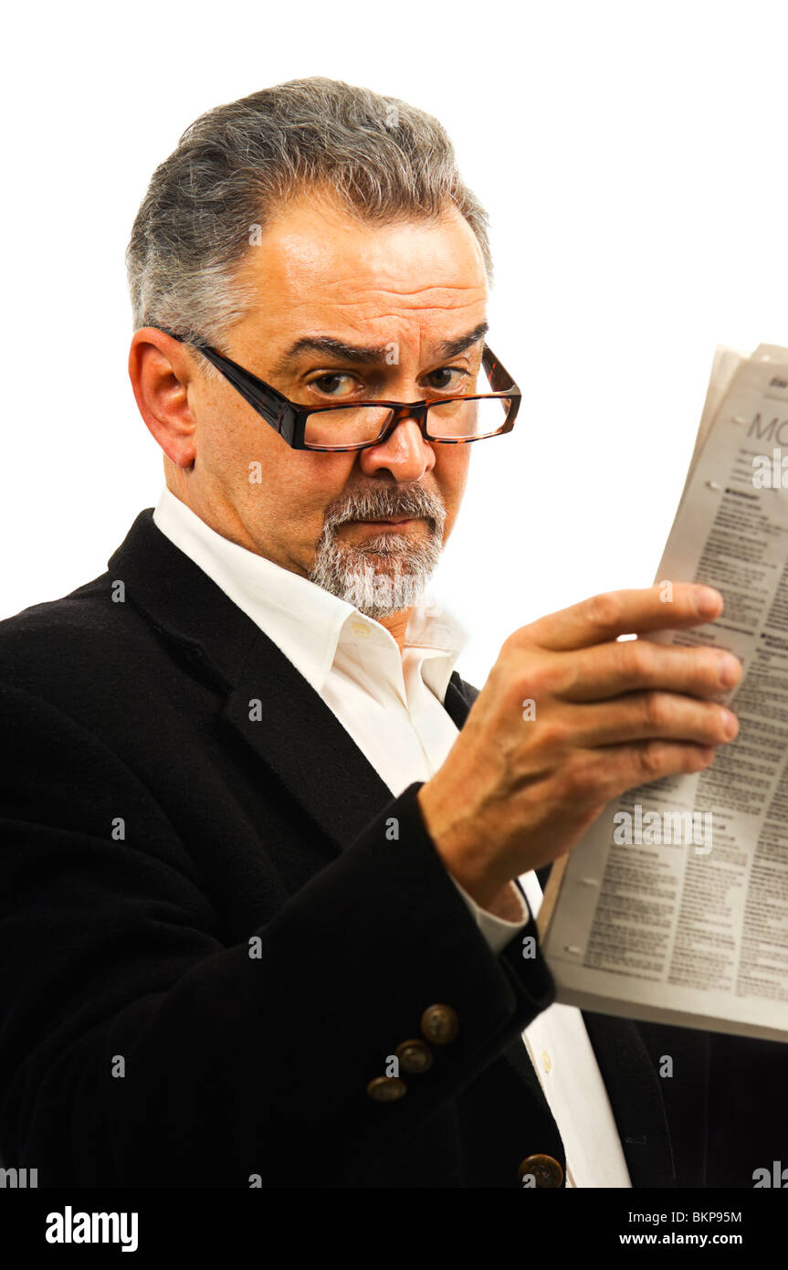 Holds holding newspaper hi-res stock photography and images - Alamy