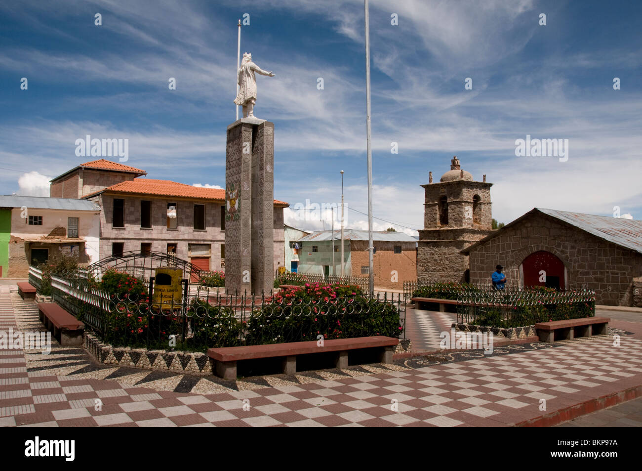 Amantani Island (Isla Amantani), Lake Titicaca, Peru Stock Photo - Alamy
