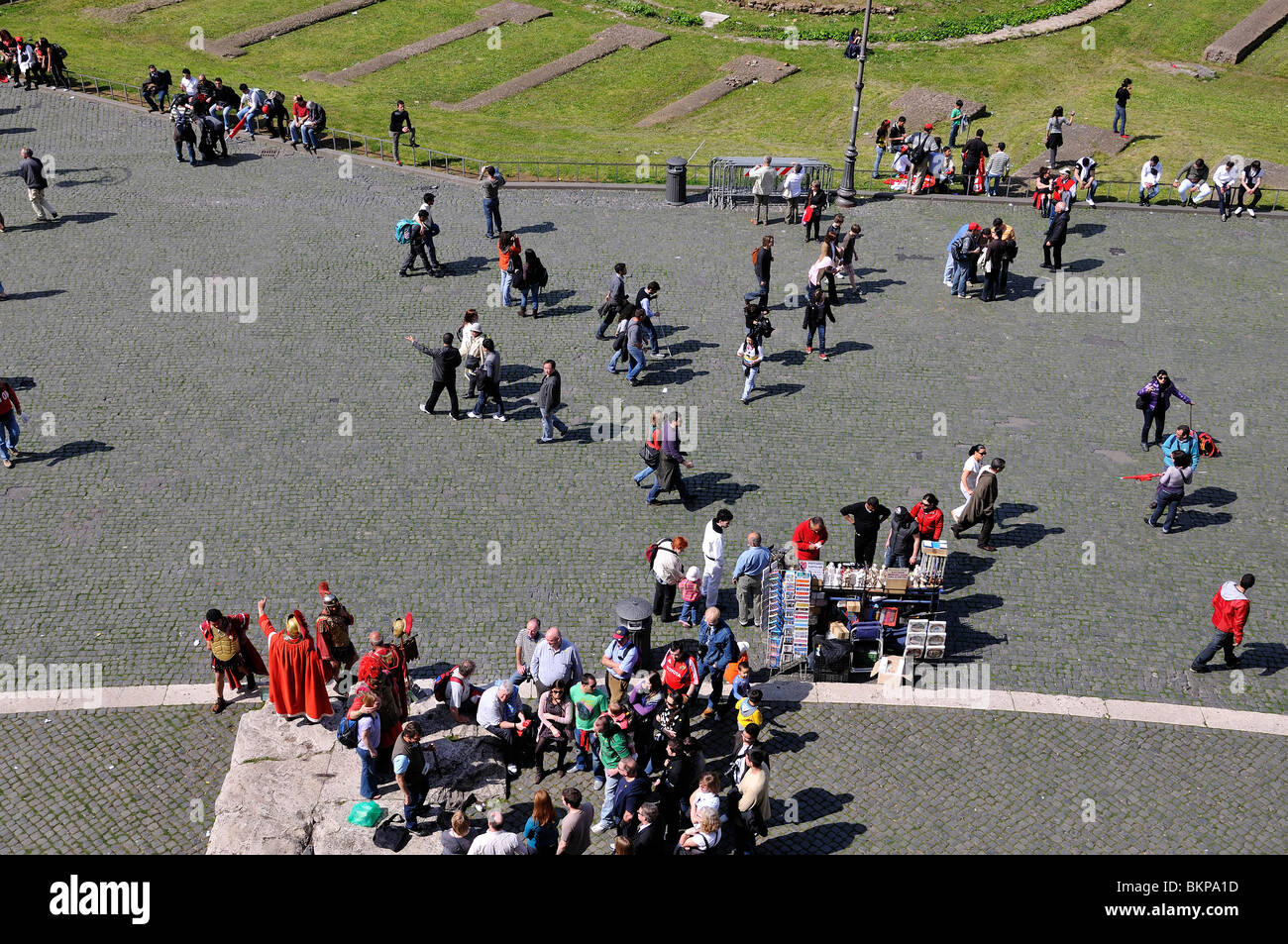 Tourists outside Colosseum, Rome, Italy Stock Photo - Alamy