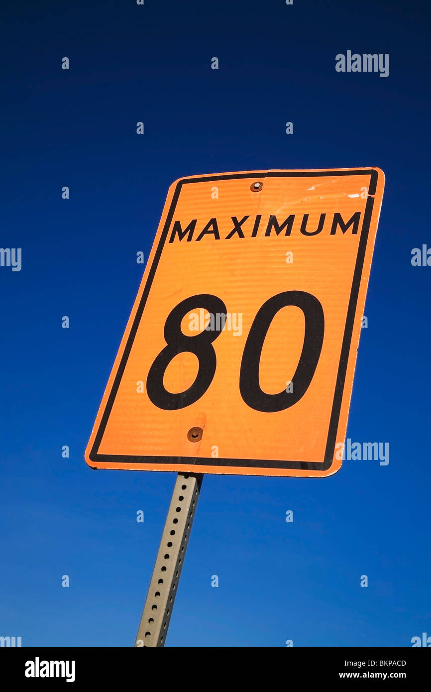 Speed Limit 80 High Resolution Stock Photography and Images - Alamy