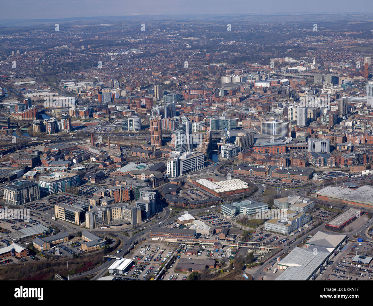 Aerial view leeds from south hi-res stock photography and images - Alamy