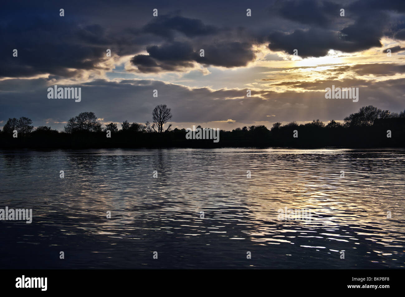 Cloudy sky with a clearing hi-res stock photography and images - Alamy