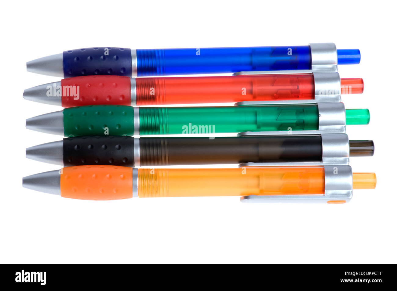 object on white - Colored pen close up Stock Photo - Alamy