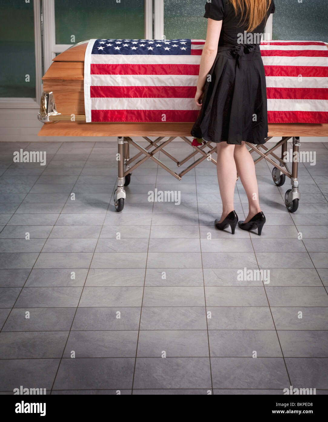 Dead Woman And Casket High Resolution Stock Photography and Images - Alamy