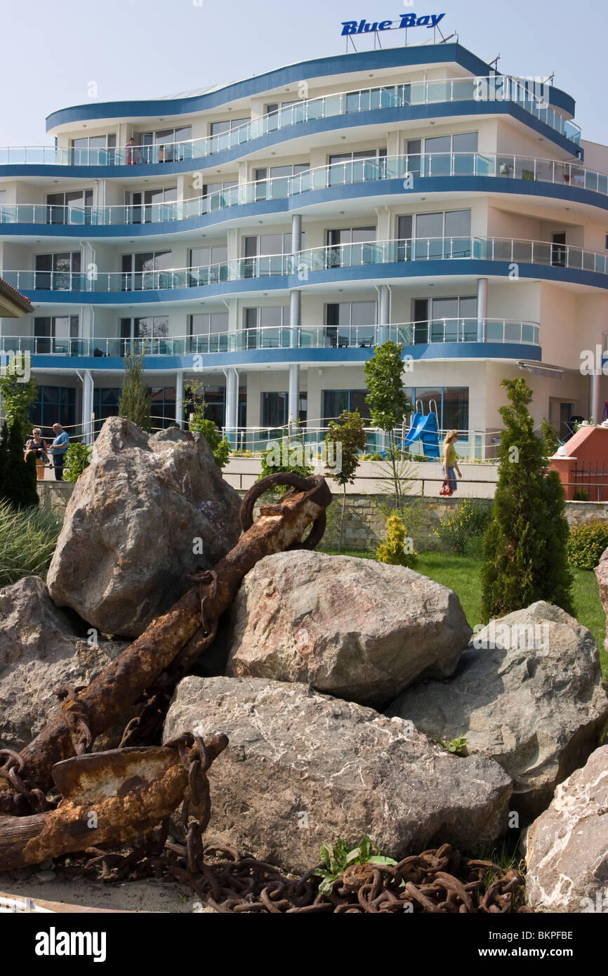 Modern architecture, Sunny beach (Slunchev Bryag), wellknown resort ...