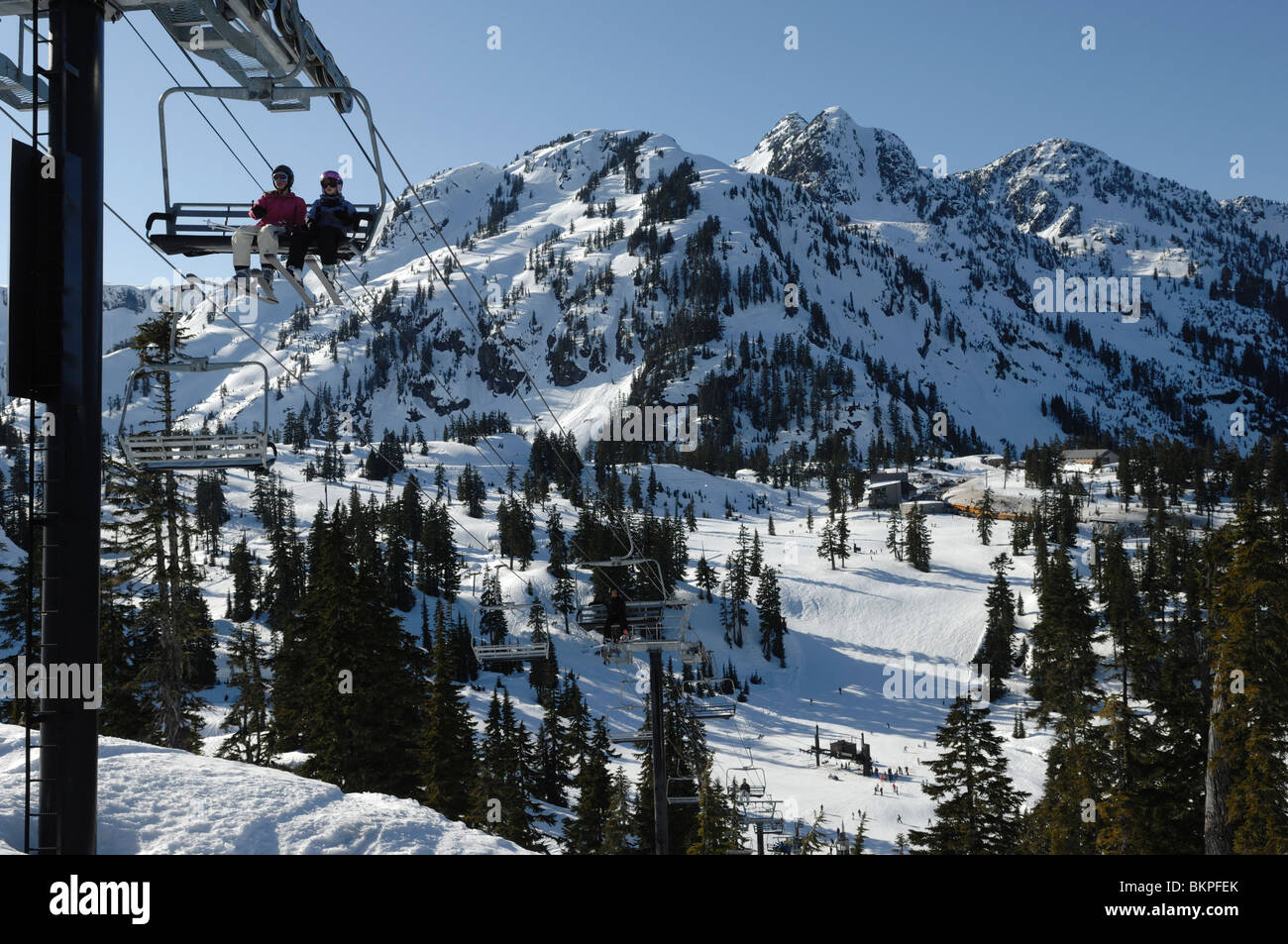 Mount Baker ski area in Washington State part of teh Pacific North West ...