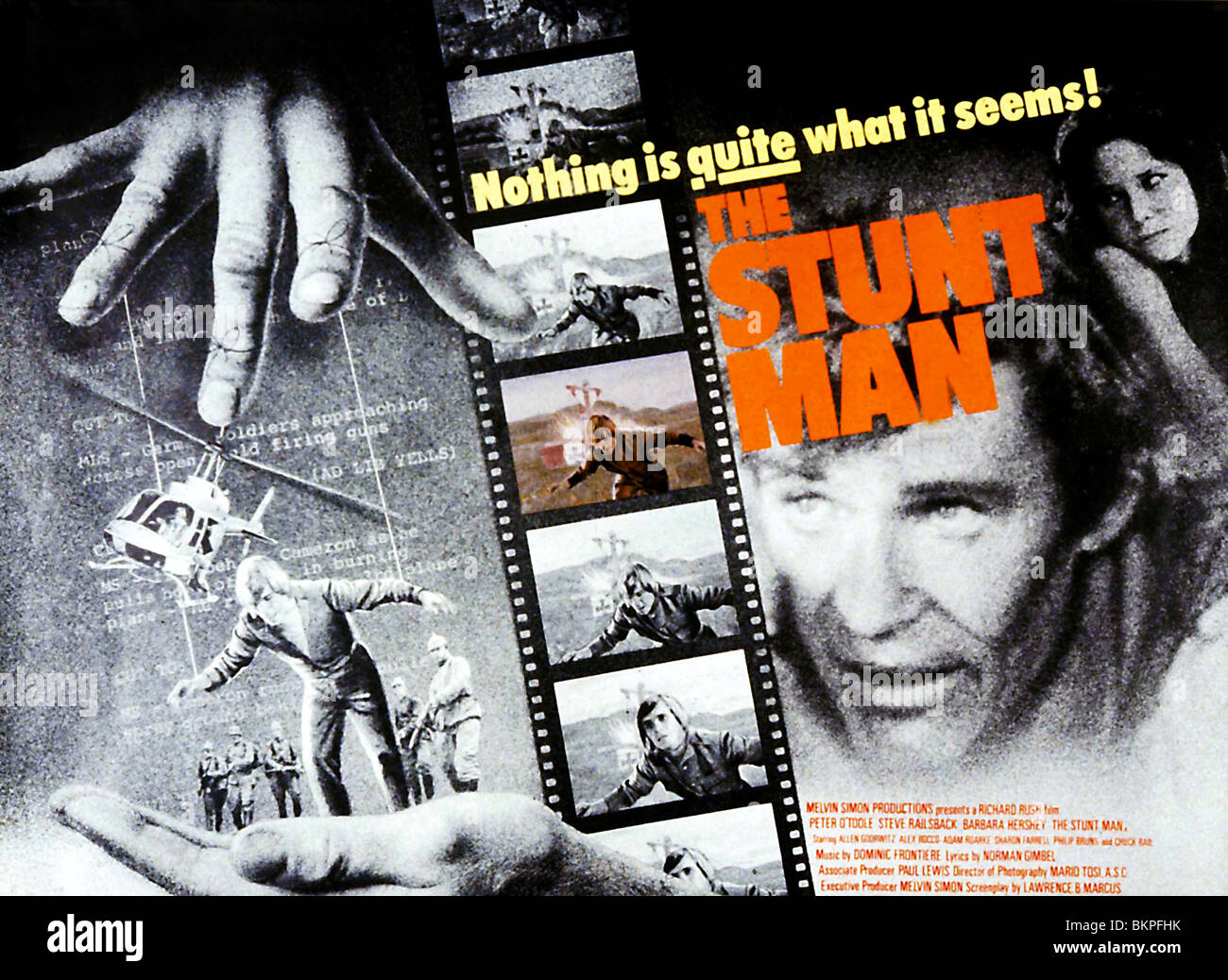 THE STUNTMAN (1980) THE STUNT MAN (ALT) POSTER SSTM 010 Stock Photo - Alamy