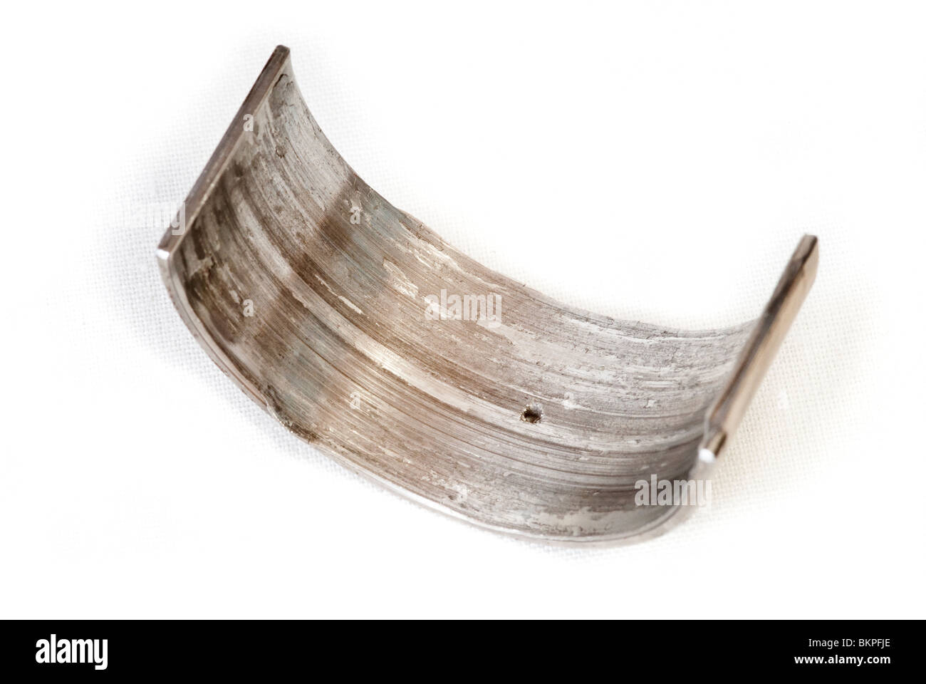 Worn Out Big End Bearing From a Mitsubishi Evo Stock Photo - Alamy