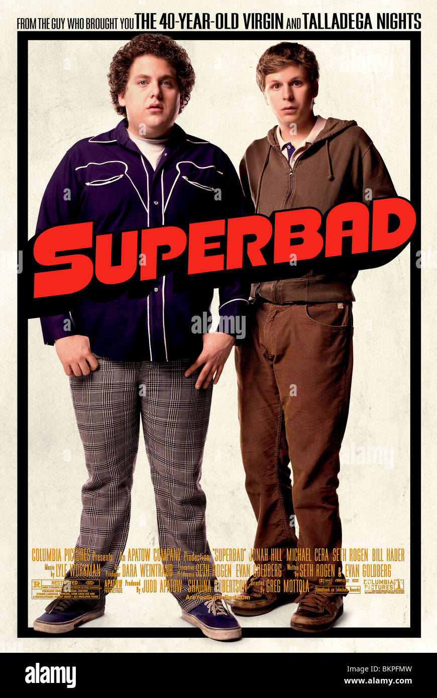 SUPERBAD (2007) POSTER GREG MOTTOLA (DIR) SUPE 001-01 Stock Photo - Alamy
