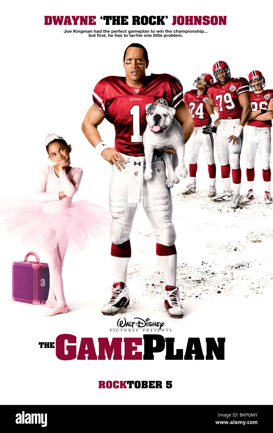 THE GAME PLAN (2007) POSTER ANDY FICKMAN (DIR) 001P Stock Photo - Alamy
