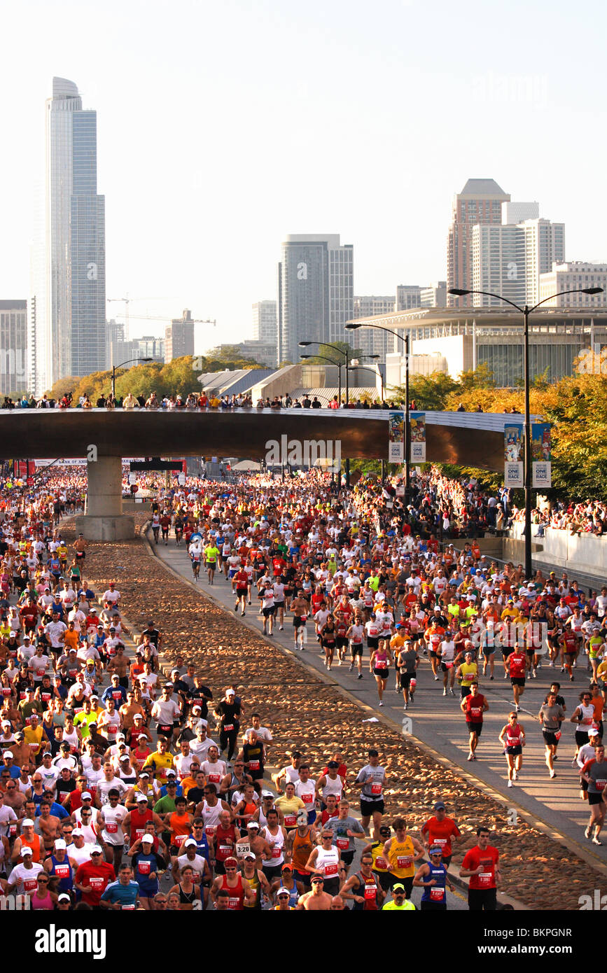 CHICAGO MARATHON Stock Photo - Alamy