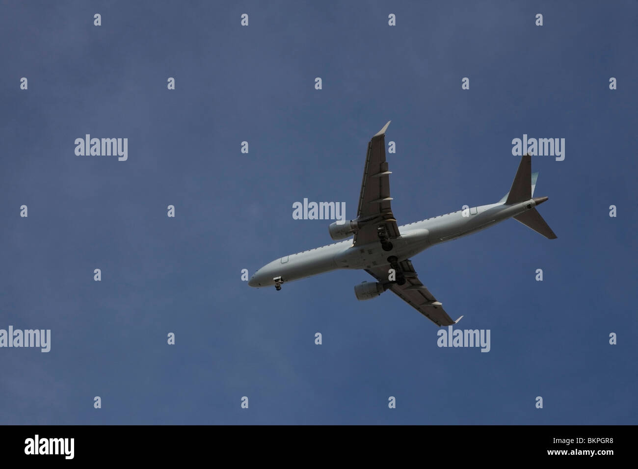 An Airplane In Flight Stock Photo - Alamy