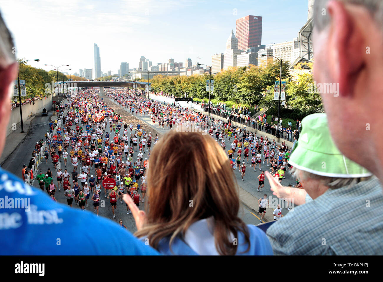 CHICAGO MARATHON Stock Photo - Alamy