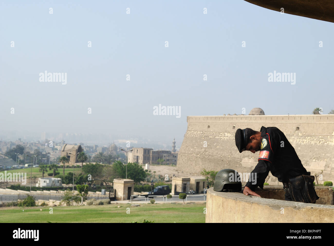 Egyptian guard at his post Stock Photo - Alamy