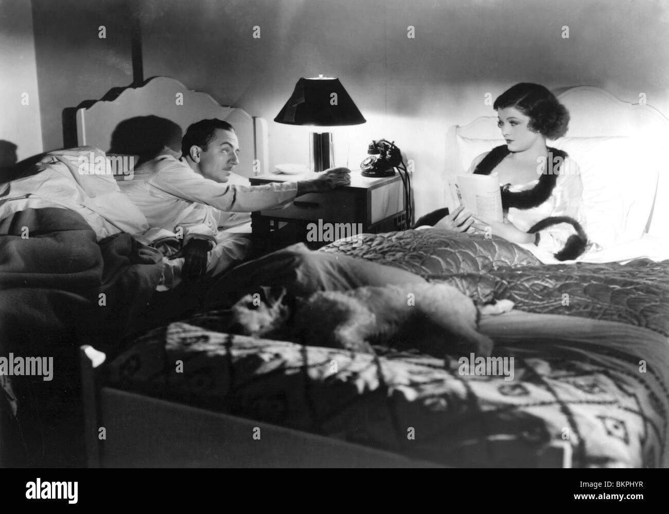 THE THIN MAN (1934) WILLIAM POWELL, MYRNA LOY TTMN 010P Stock Photo - Alamy