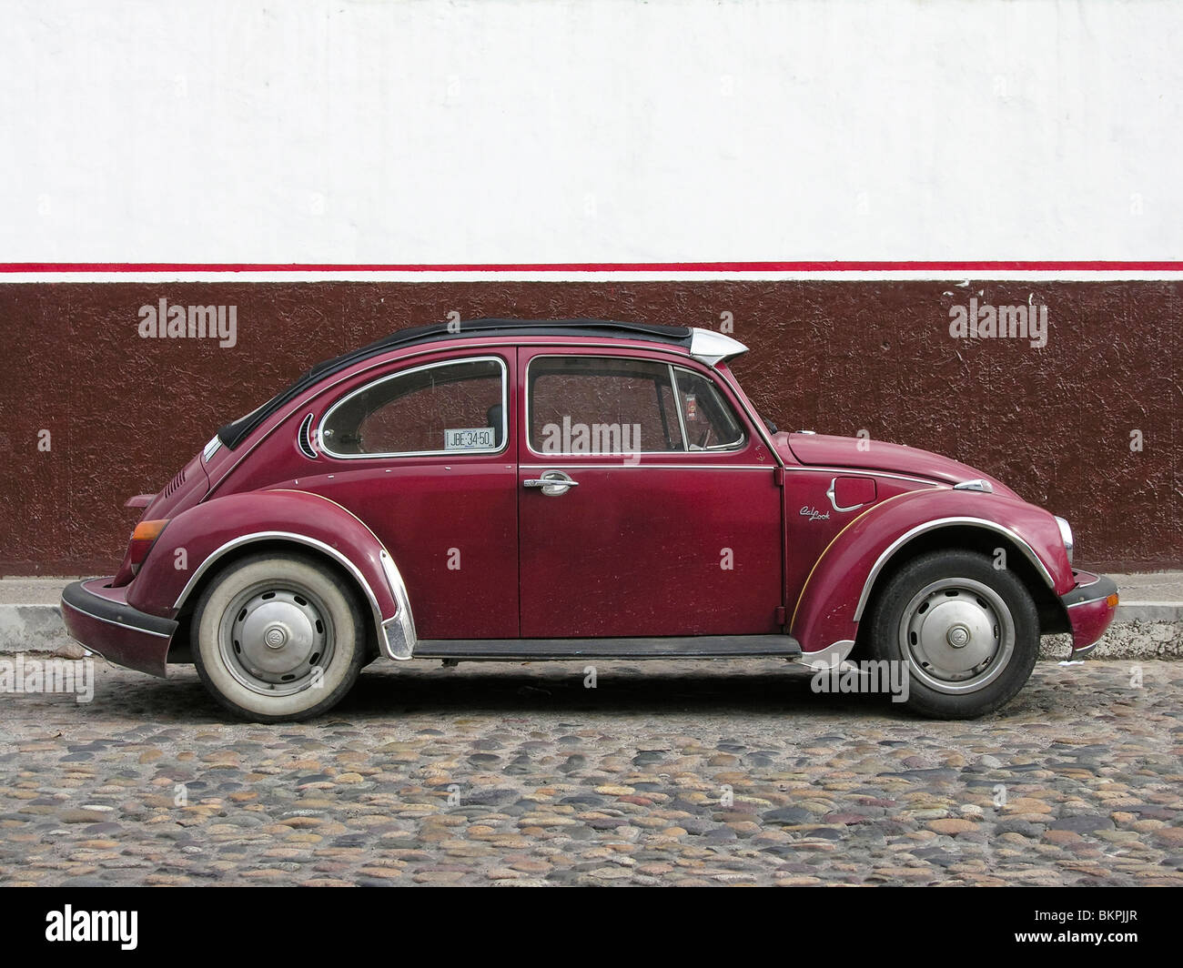 Burgundy Wine Colored Volkswagen Beetle in Puerto Vallarta, Mexico ...