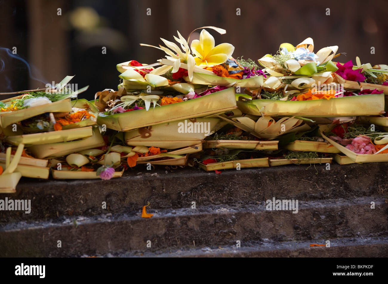 Traditional Balinese Offering Baskets High Resolution Stock Photography ...
