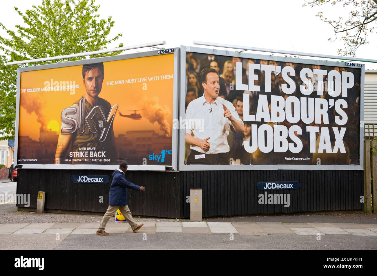 Conservative Party 2010 General Election billboard featuring David ...
