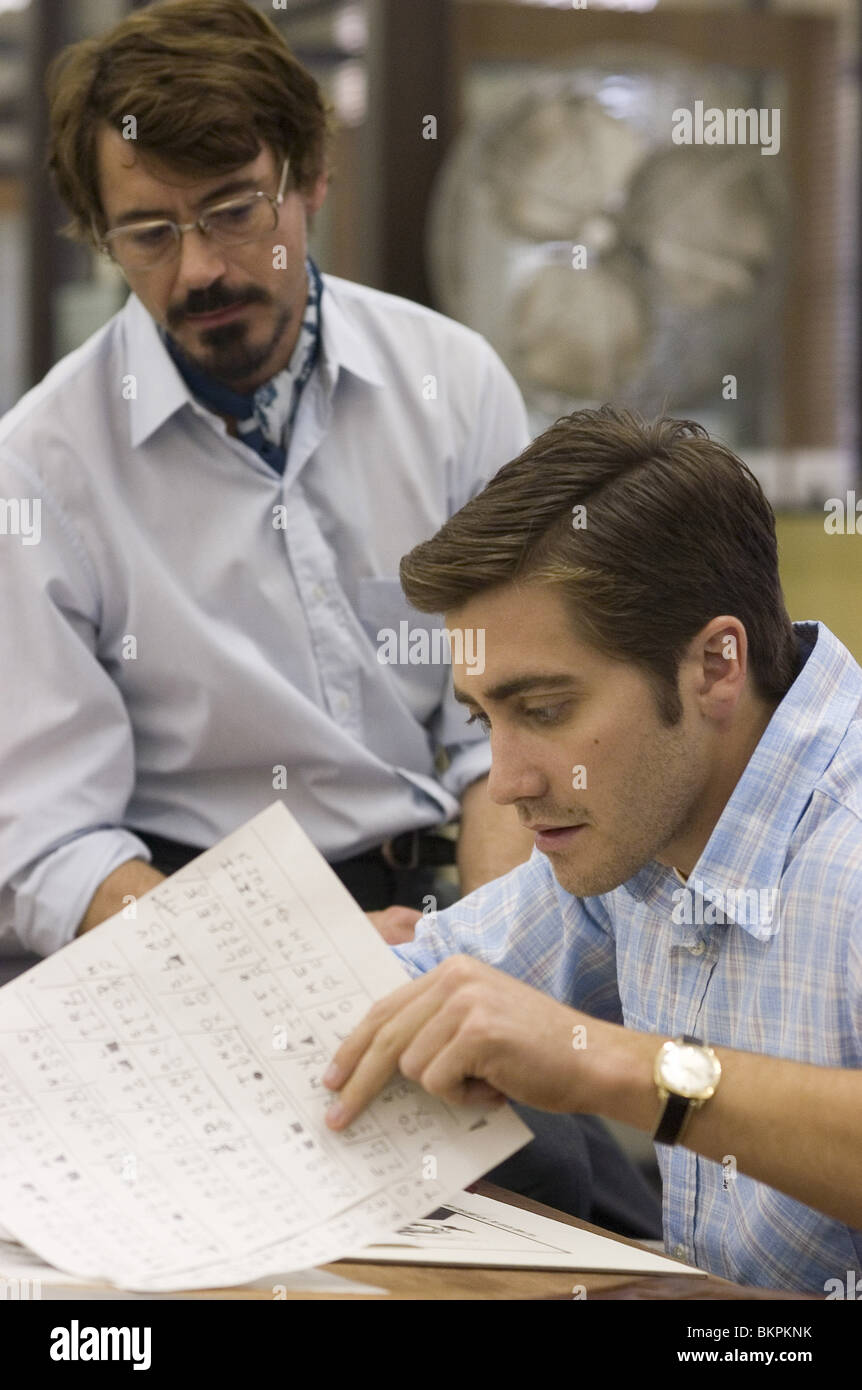 ZODIAC (2007) ROBERT DOWNEY JR, JAKE GYLLENHAAL ZOD 001-03 Stock Photo ...