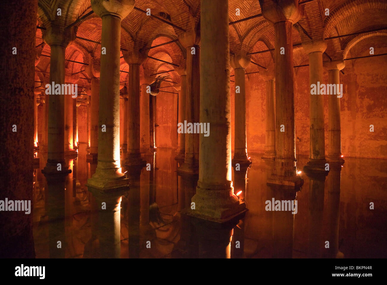Yerebatan Saray Cistern underground in Istanbul,Turkey Stock Photo - Alamy