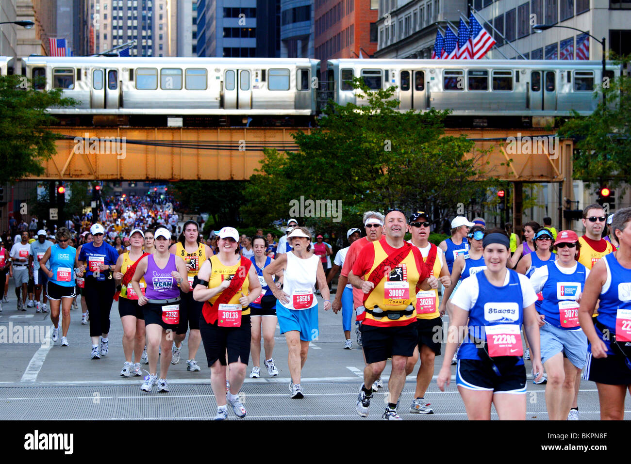 CHICAGO MARATHON Stock Photo - Alamy