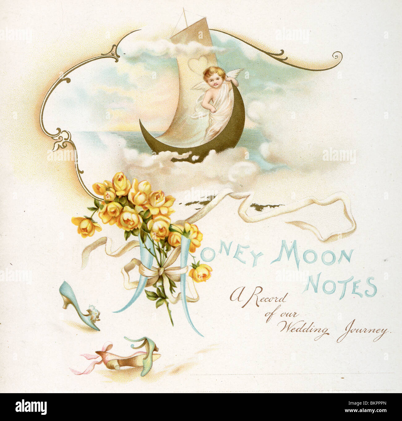 Honey Moon Notes Stock Photo - Alamy