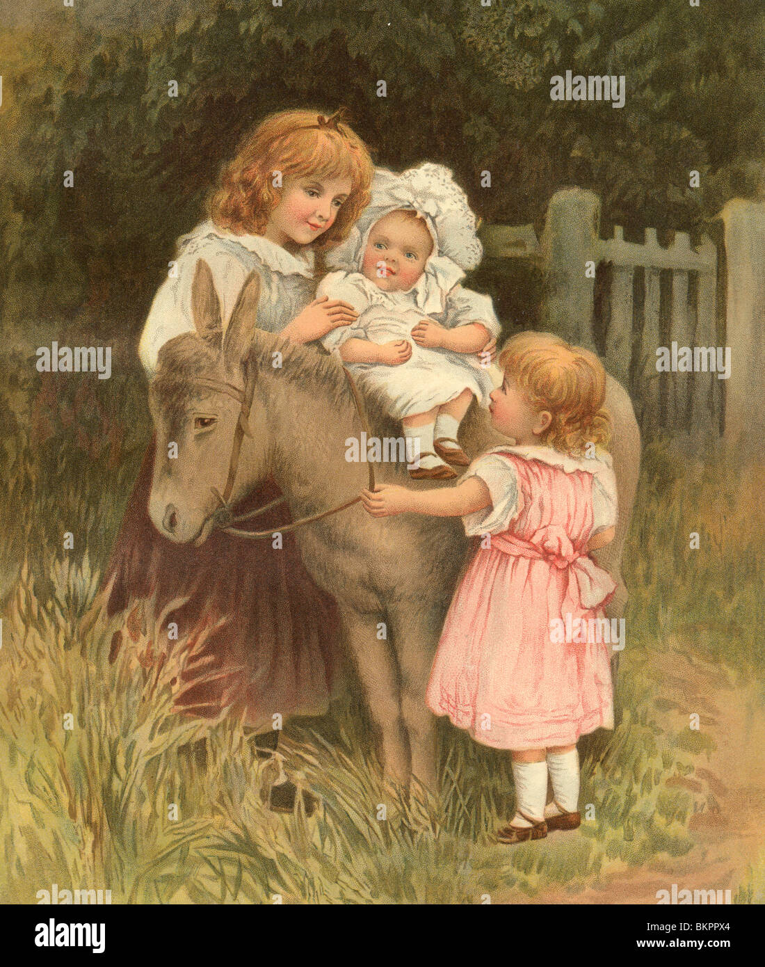 Baby's First Ride Stock Photo - Alamy