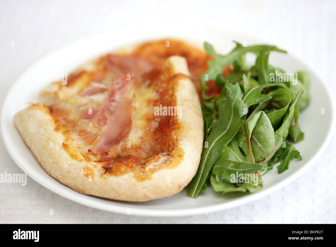 Ham and Cheese Pizza Stock Photo - Alamy