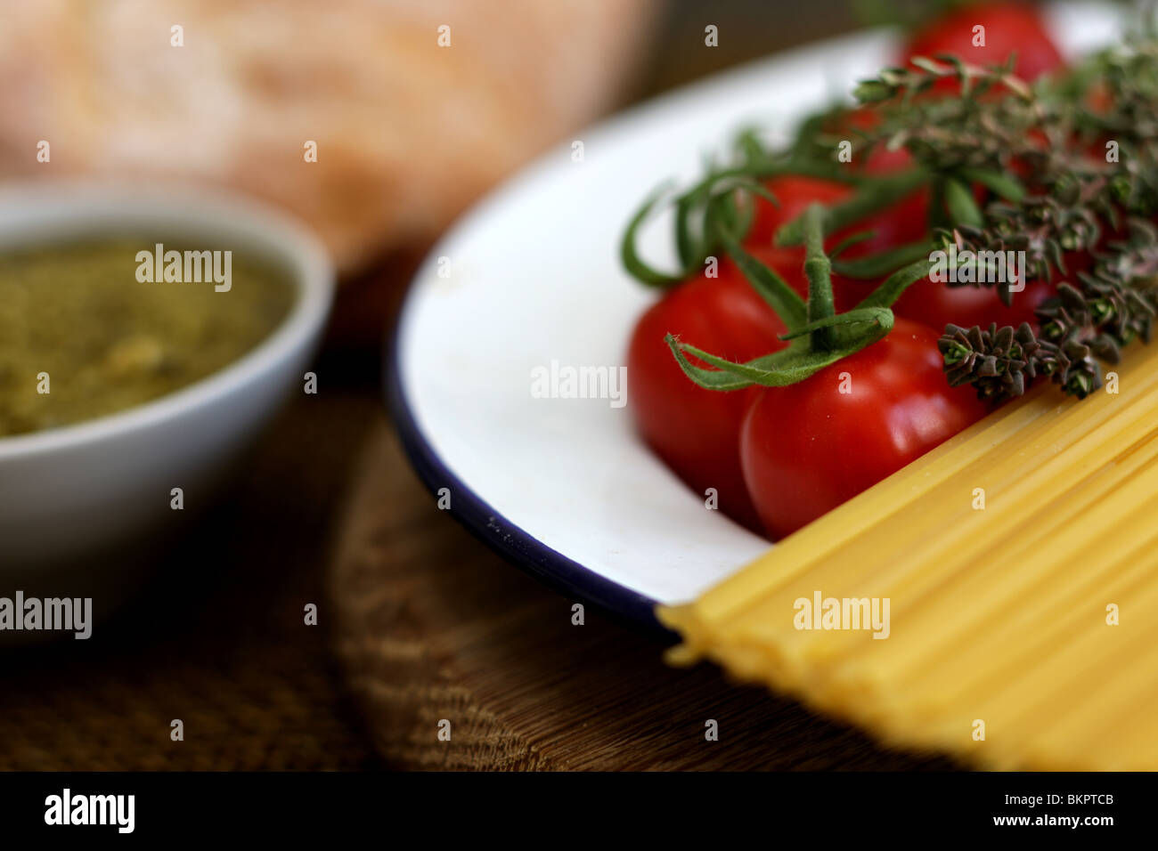 Italian Cooking Ingedients Stock Photo - Alamy