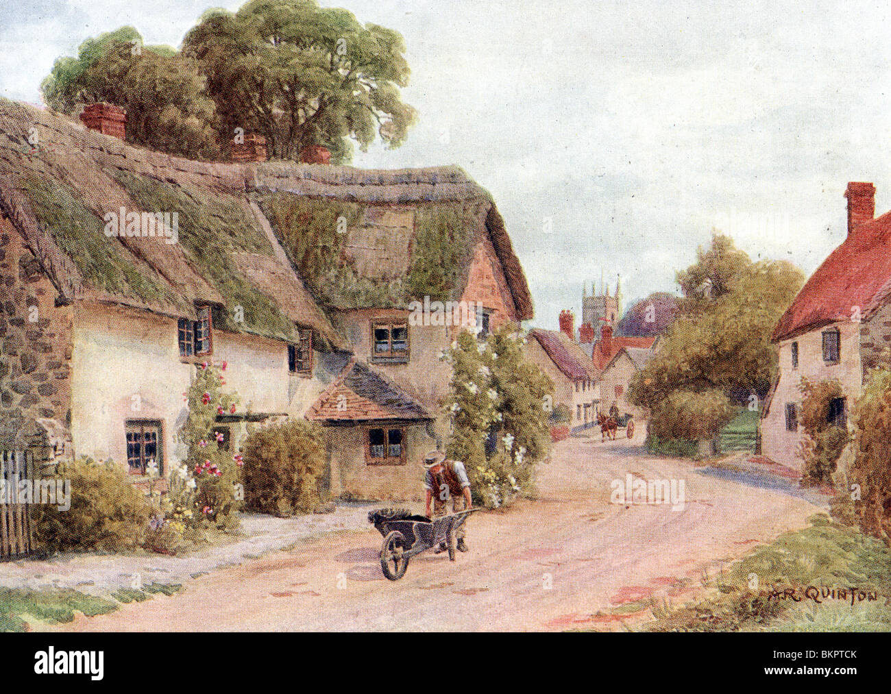 Carhampton Village, Somerset Stock Photo - Alamy