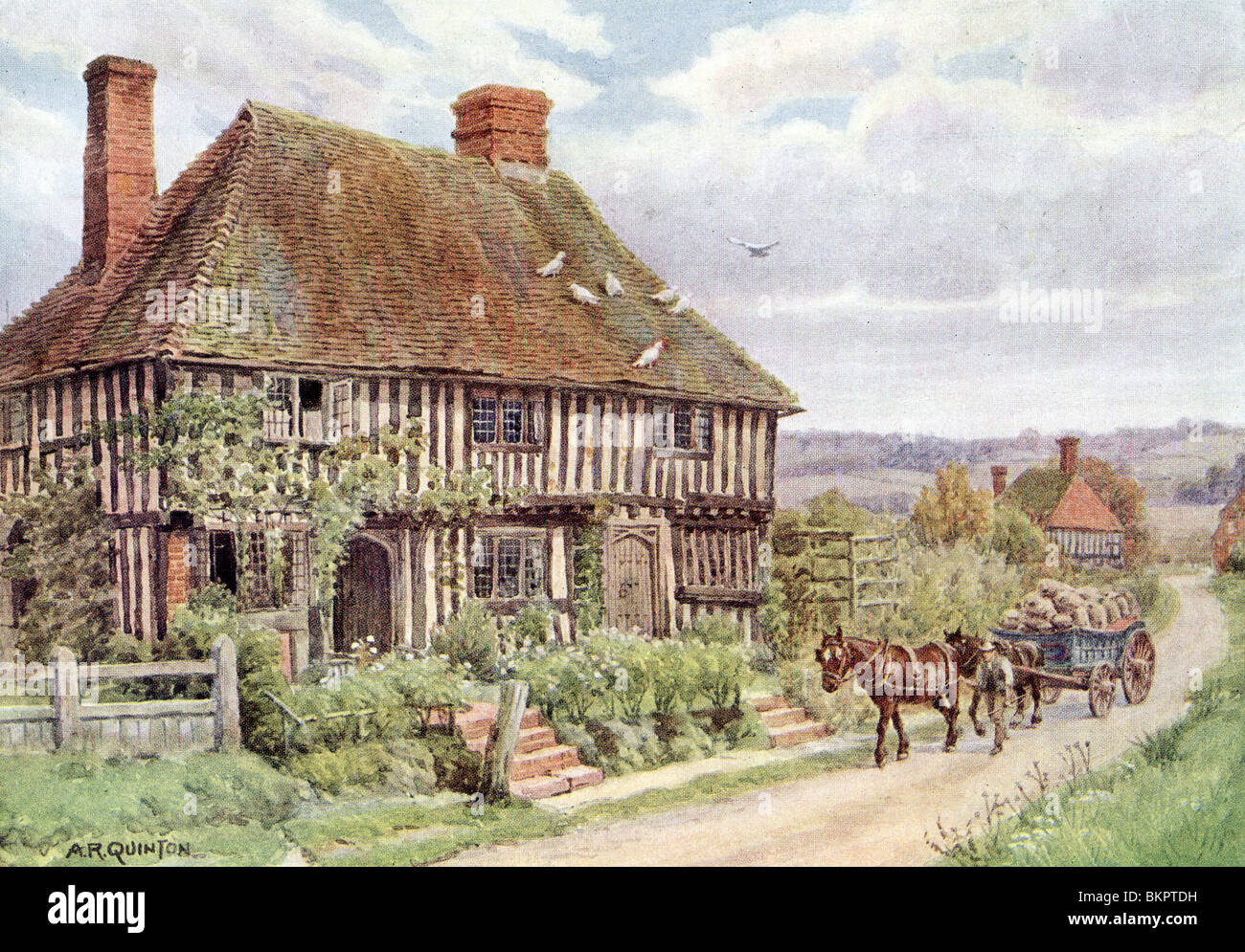 The hythe cottages hi-res stock photography and images - Alamy