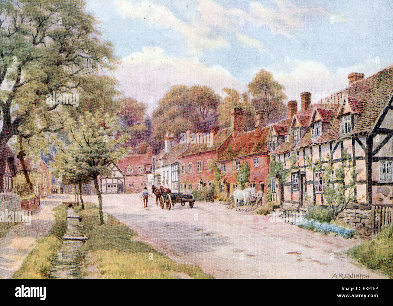 Elmley Castle, Worcester Stock Photo - Alamy