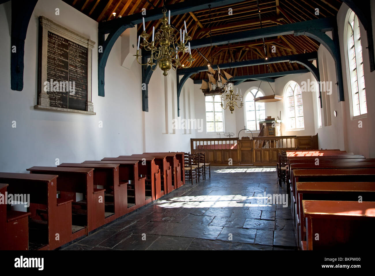 Interior dutch village church hi-res stock photography and images - Alamy