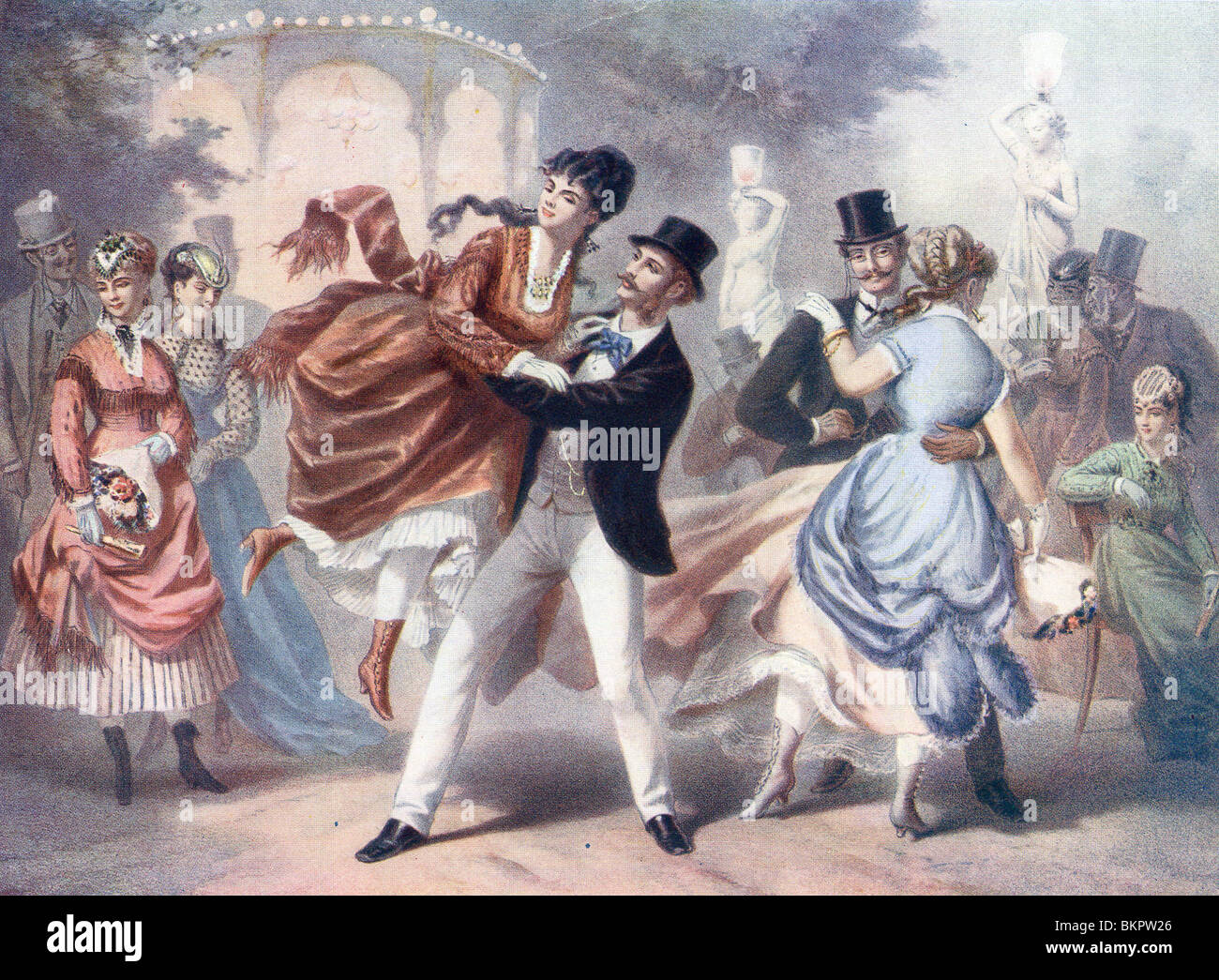 1800s couple dancing hi-res stock photography and images - Alamy