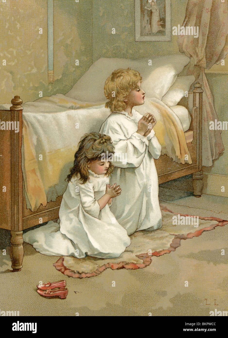 The Children's Prayer Stock Photo - Alamy