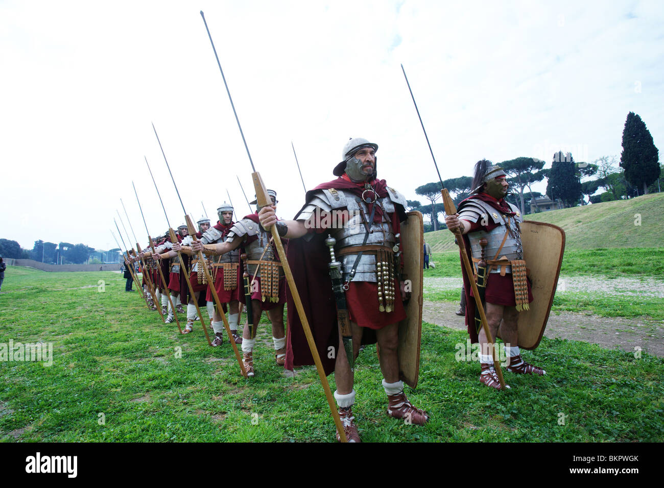 History-Roman re-enactors roman soldier legionary Rome Italy Stock ...